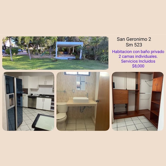 RENTO habitación privada en casa compartida - Privada Linares, San Geronimo | Roomgo